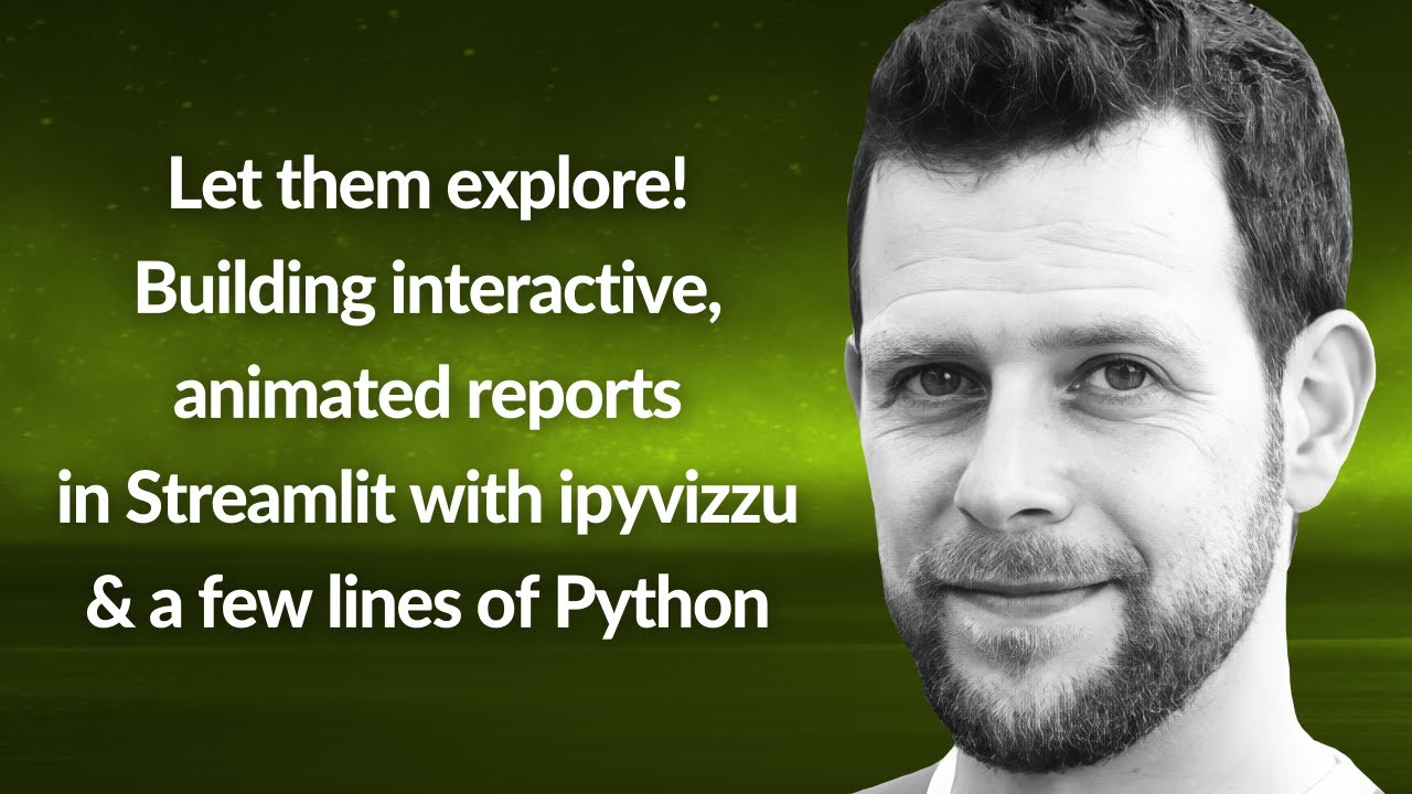 Building interactive reports in Streamlit with ipyvizzu | Peter Vidos | Conf42 Python 2023