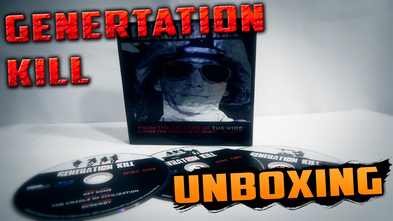 Unboxing Generation Kill DigiPack Blu-ray