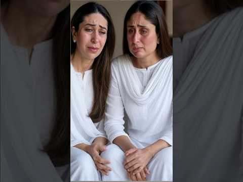 Karishma Kapoor gets emotional at ex husband Sanjay Kapoor Prayer Meet with Kareena Kapoor #short