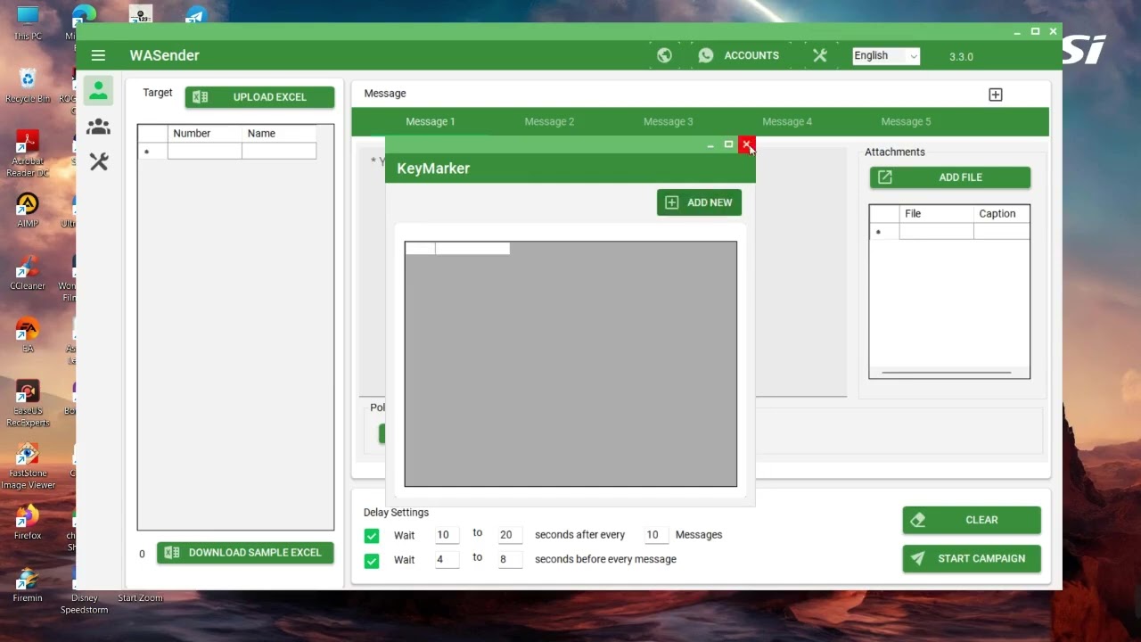 WaSender / Whatsapp Marketing Tools & Conversion KIT 2025 AutoSales