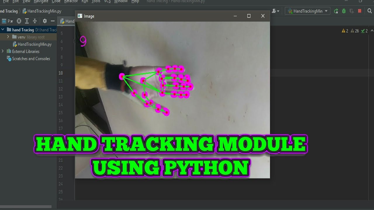 Hand Tracking using Python (2021) | OpenCV |Codingiseasy