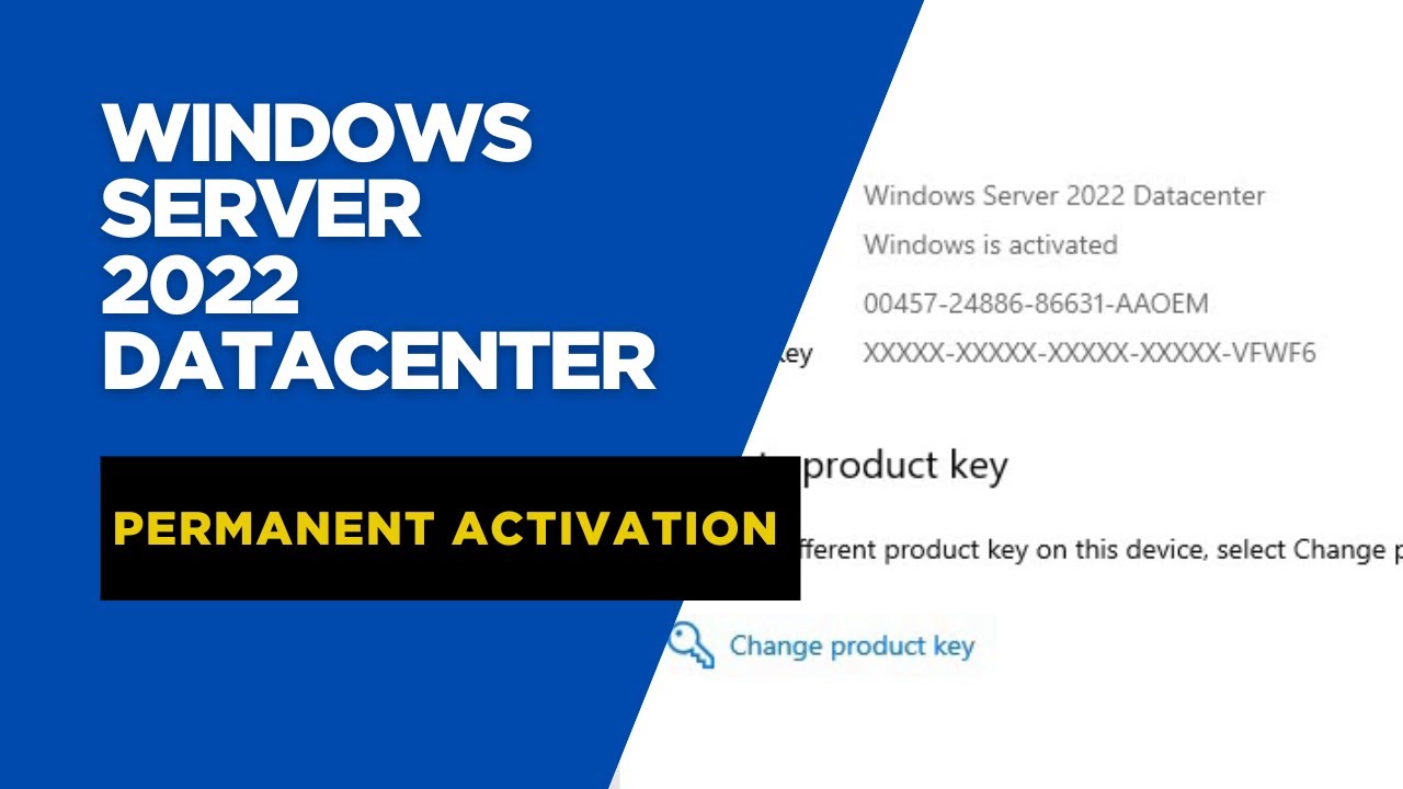 ACTIVATE Windows Server 2022 Datacenter PERMANENTLY in 4 Minutes
