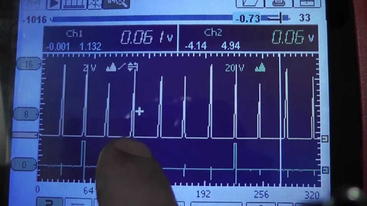 How to test for a shorted ignition coil with a scope (Lexus)