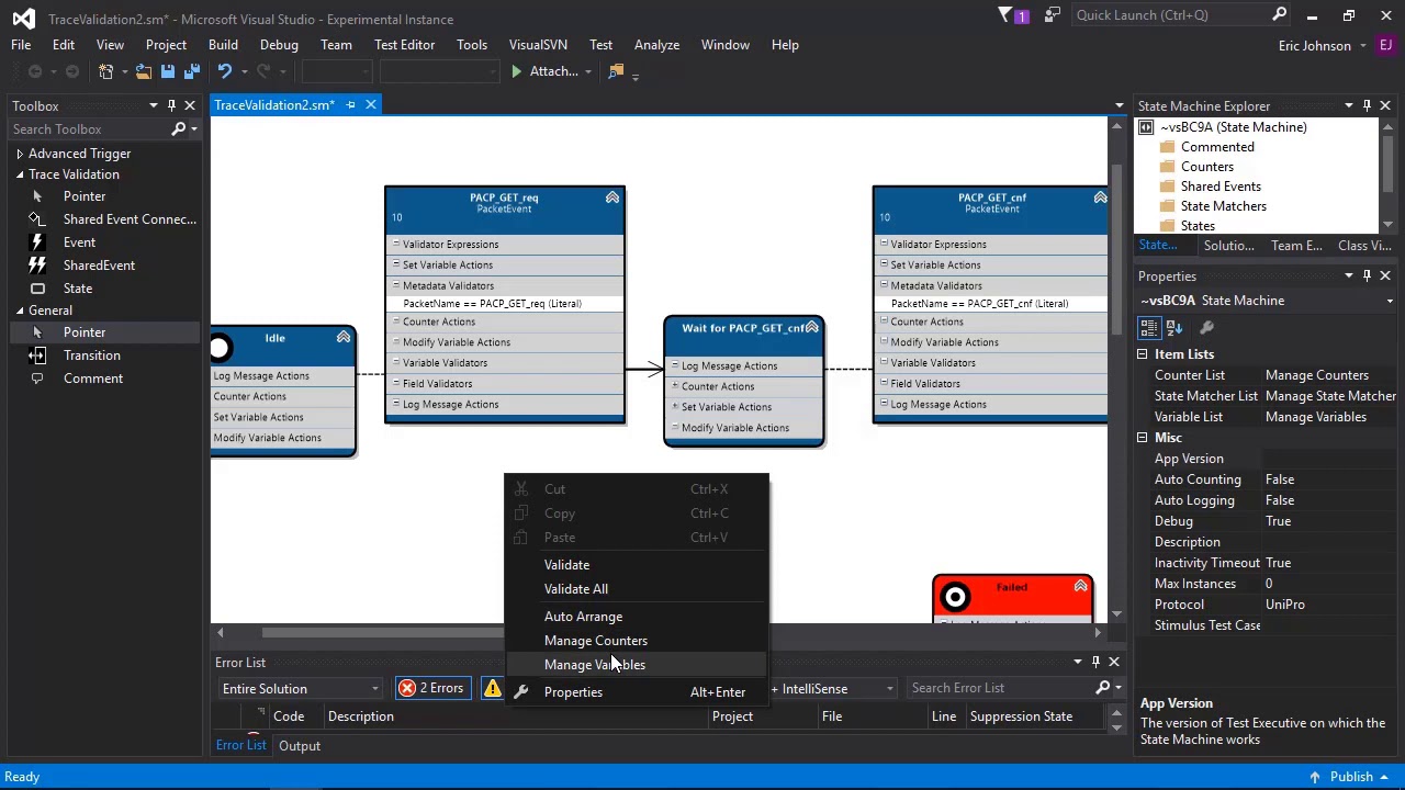 Test Editor™ - creating a basic Trace Validation test