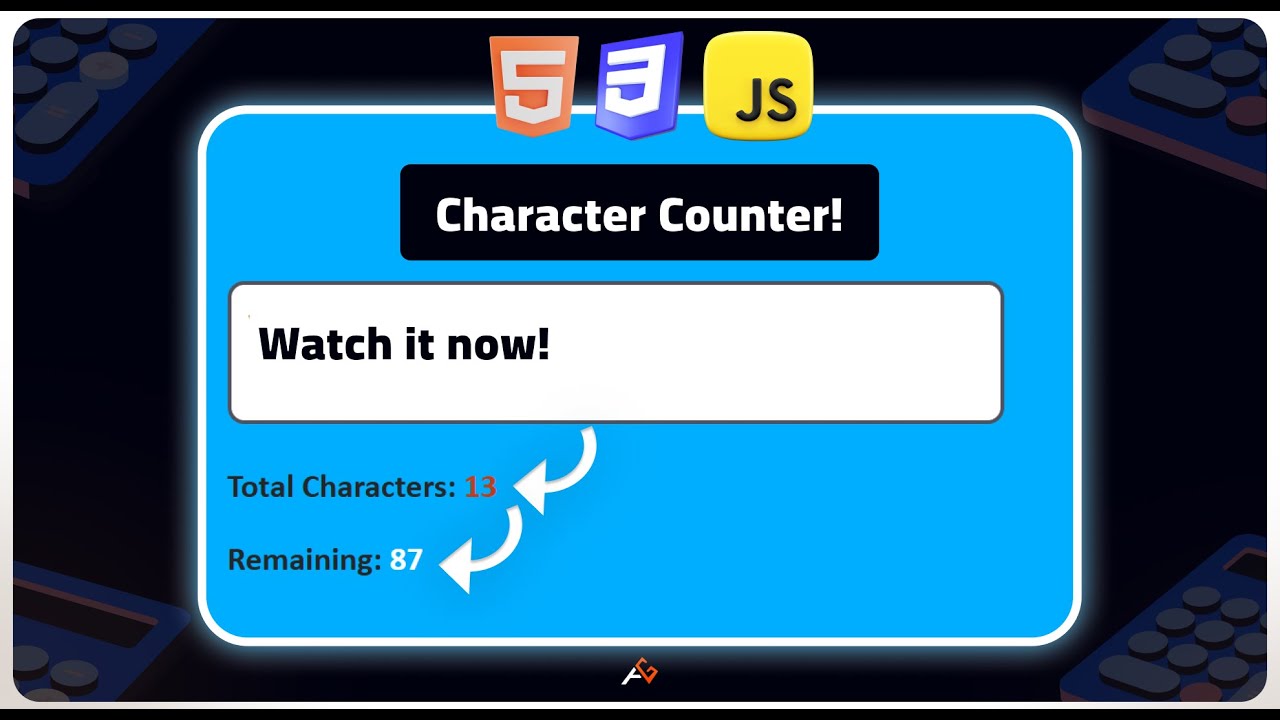 Create a Character Counter in JavaScript in Just Minutes! 🚀 | Adel Gabr