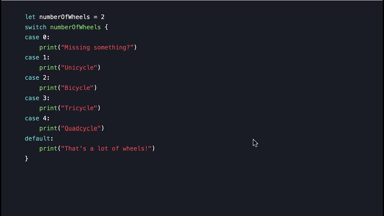 Control Flow in Swift