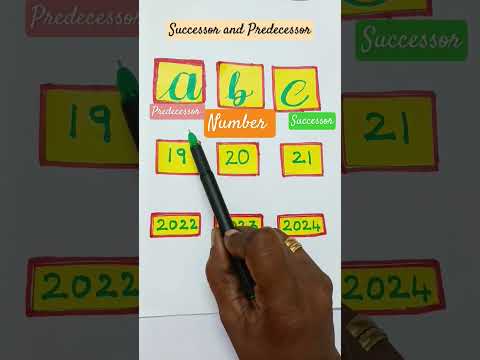maths tlm successor predecessor/find before after number /successor after predecessor before number
