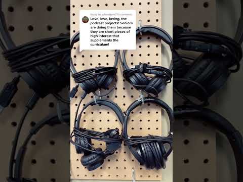 Yes, high school students like podcasting #shorts #teach #teaching #teacher #education