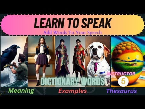 dictionary words a to z ||Discover Hidden Meaning || INSTRUCTOR - 5
