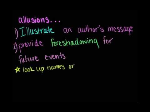 Literary Terms: Allusion
