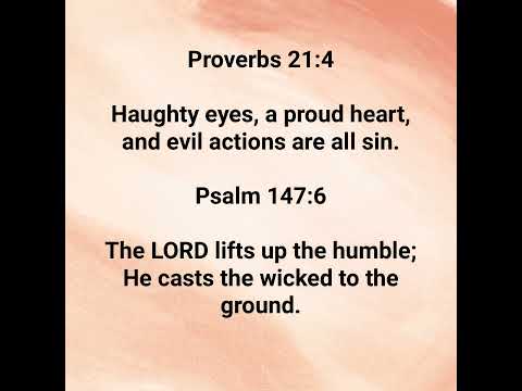 Haughty eyes, proud heart, evil actions = sin. #haughty #arrogance #proud #pride #arrogant #evil