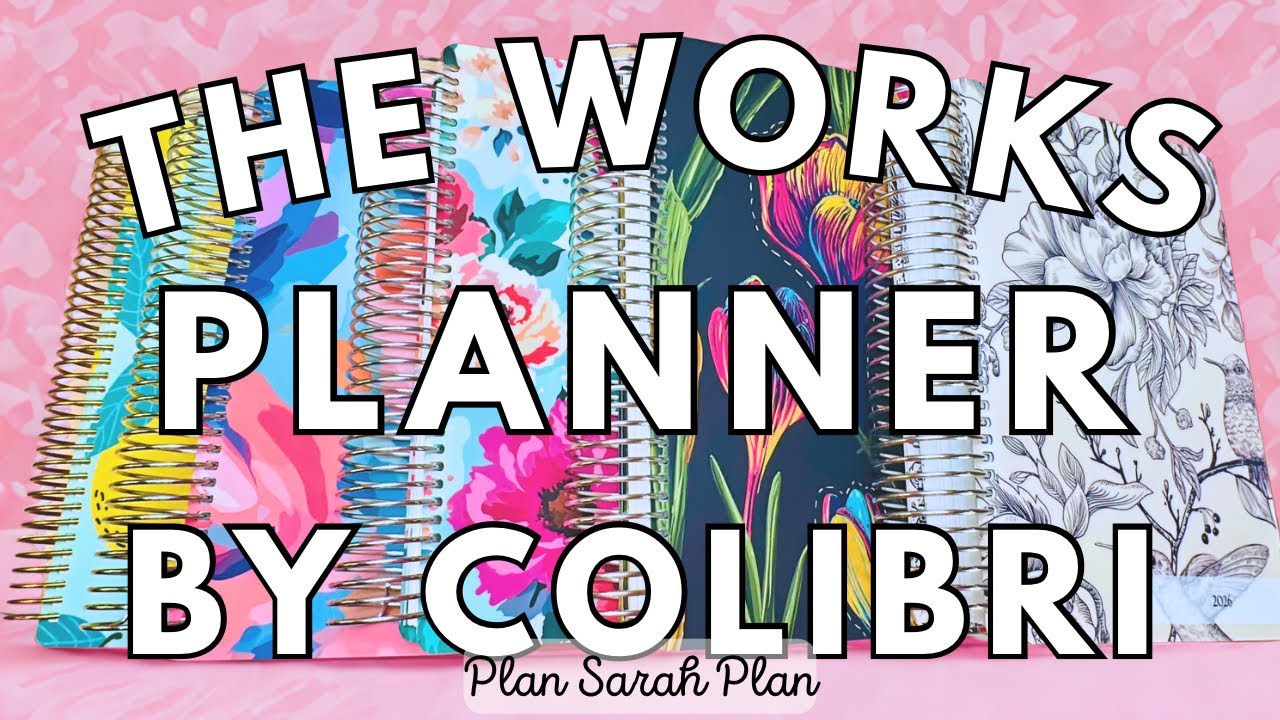 Colibri Paper Co. | The Works | Appointment Notebook | ALL Layouts | Discount: PLANSARAHPLAN 