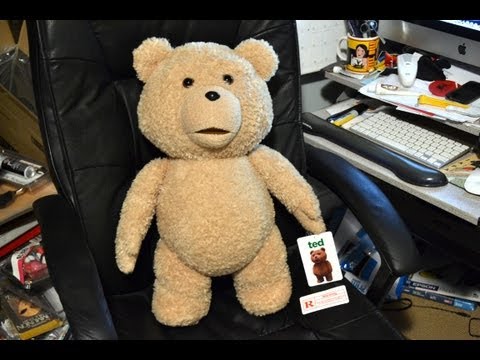 Talking TED plush Teddy Bear Life size 1:1 scale 24" TOY movie replica! Wahlberg Kunis MacFarlane