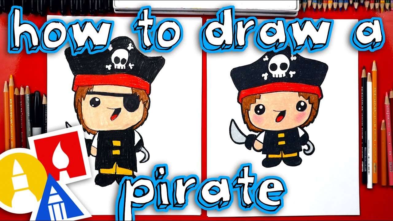 How To Draw A Cartoon Pirate