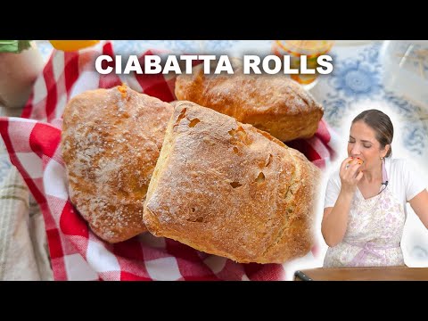 Easy Homemade Ciabatta Rolls