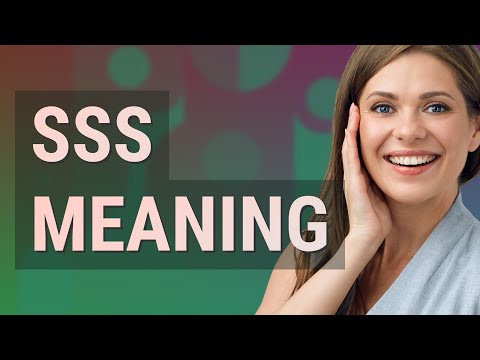 Sss | meaning of Sss