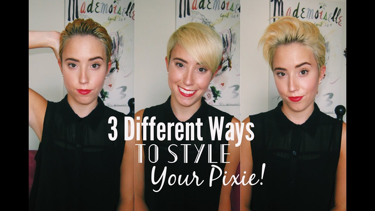 3 Different Ways to Style A Pixie Haircut!