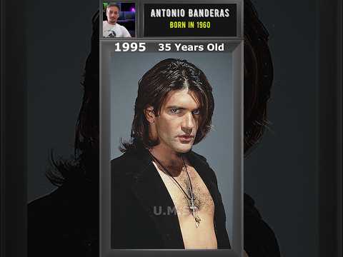 Antonio Banderas: From Spanish Star to Hollywood Legend! #antoniobanderas #thenandnow