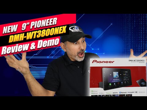 Pioneer DMH-WT3800NEX Review and Demo. NEW! 9" Floating Panel Screen Car Audio Headunit.