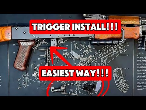 AK Trigger Install Made EASY!!!