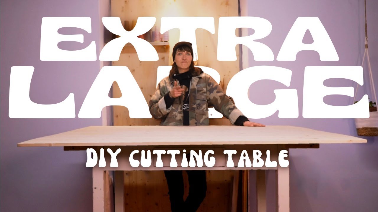 Easy DIY *Extra* Large ✂️Cutting Table for Fabric ✂️INEXPENSIVE OPTION