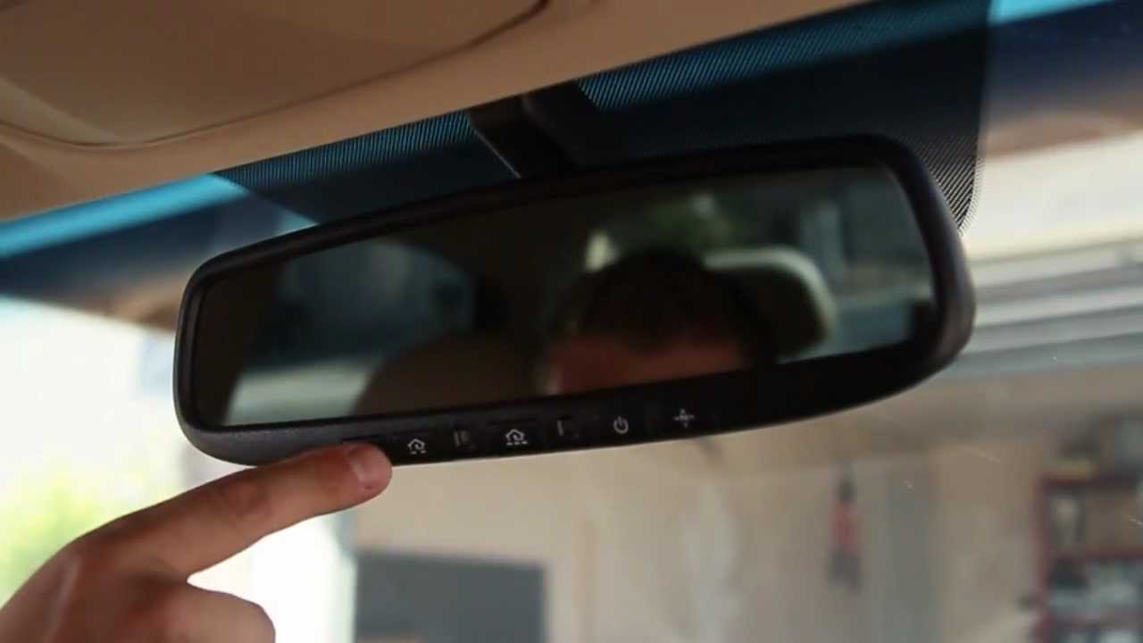 Homelink System Tutorial - How To Sync Your Garage Door Opener