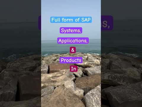 Full form of SAP? #sapforbeginners #youtubeviralvideo #youtubeviral #erp #shortsfeed #shortsindia