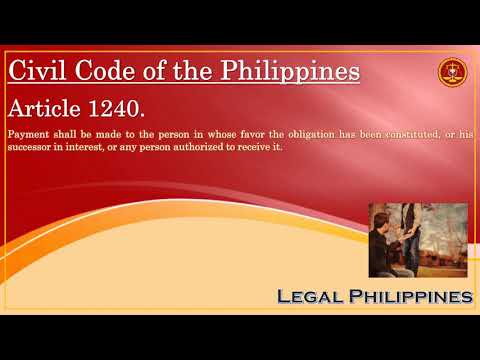 Civil Code of the Philippines, Article 1240