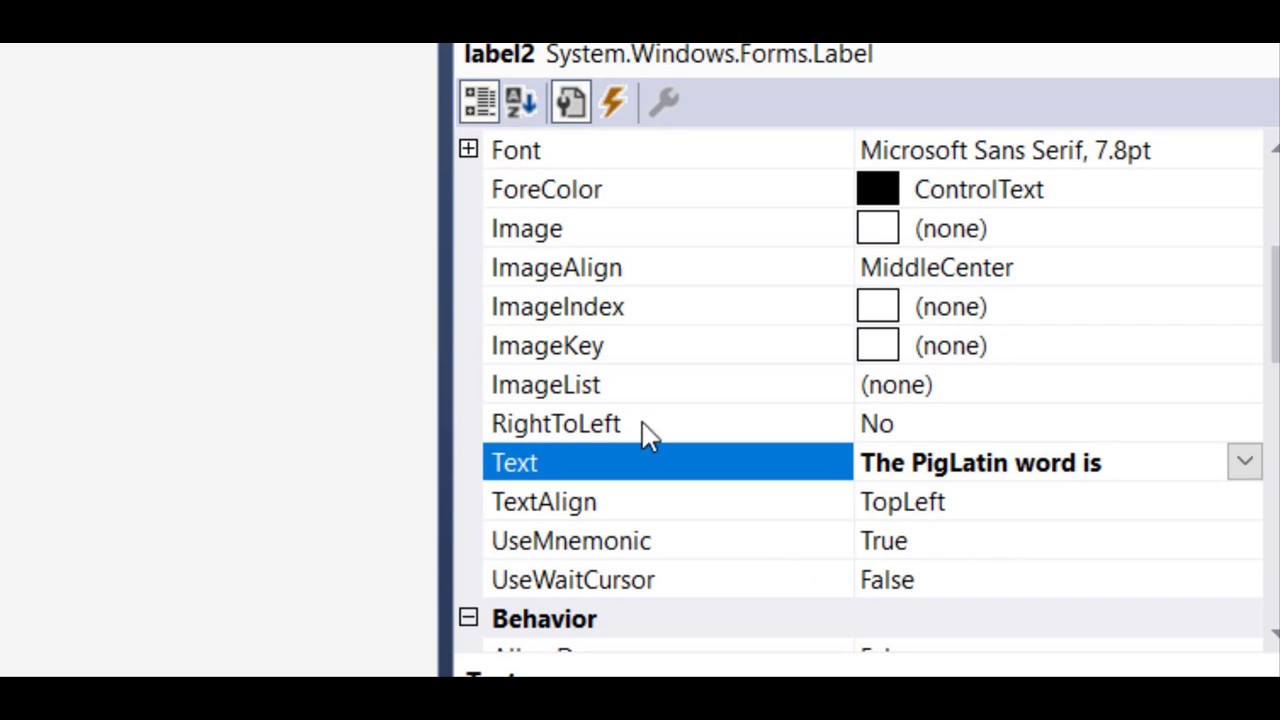 PigLatin GUI Tutorial Using C# (Windows Form App)