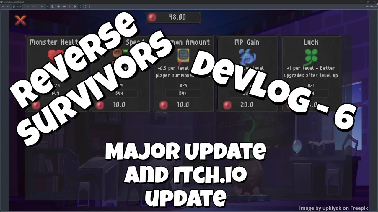 Reverse Survivors - Major Update and new Itch.io Demo! - Devlog 6
