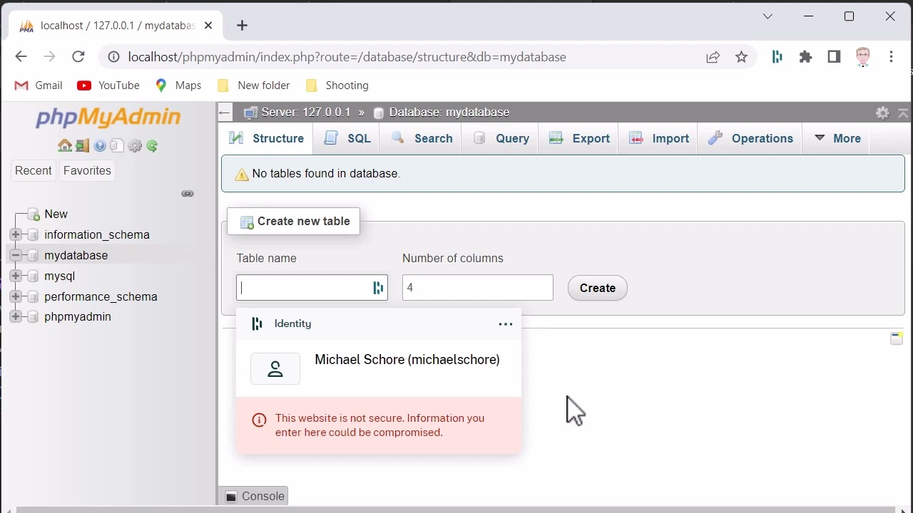 Lab 10 - Create a Simple Database