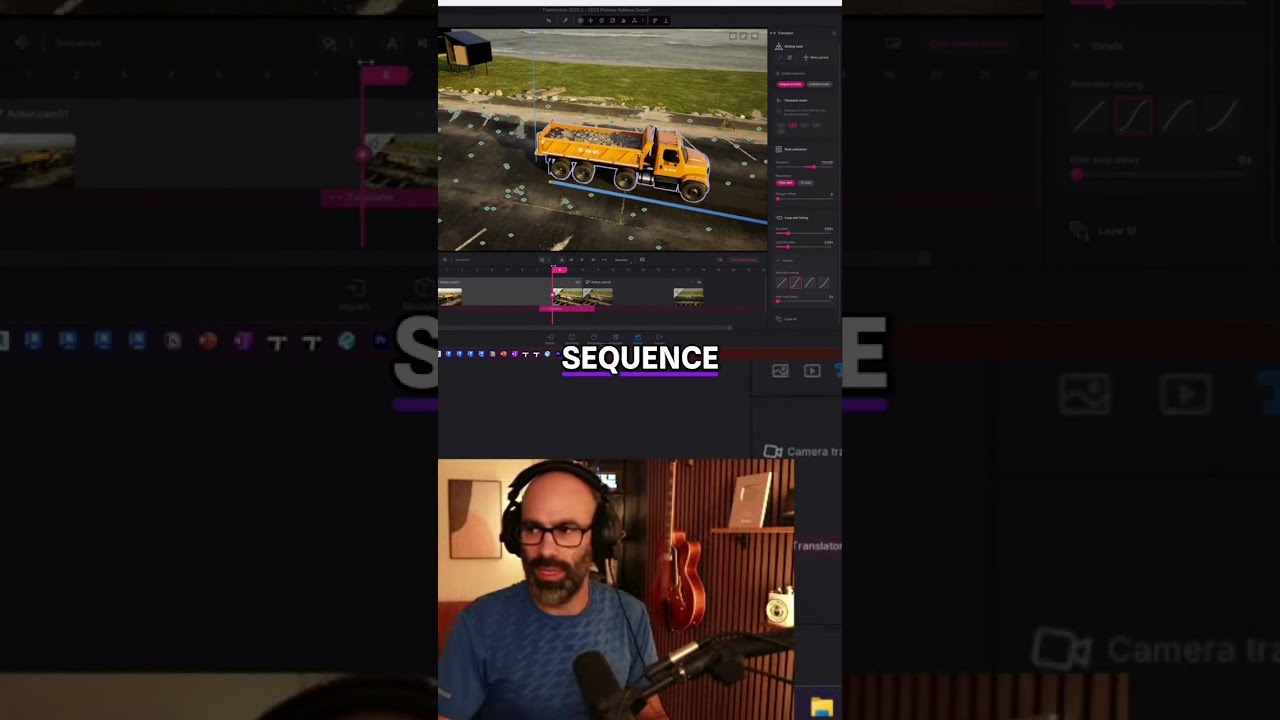Twinmotion Animation: Master Sequencer Control Tutorial #shorts