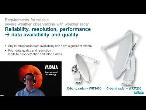 Weather radar in severe weather monitoring - Product briefing by Timo Lyly