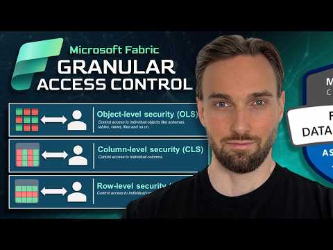 Row, Column & Object-Level Security in Microsoft Fabric | DP-700 Exam Prep
