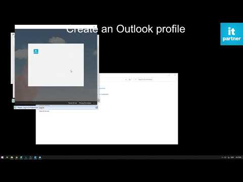 Windows 10 - How to create a new Outlook Profile