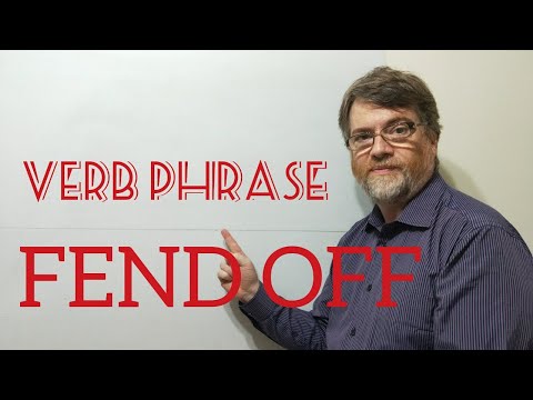 English Tutor Nick P Verb Phrase (214) Fend Off and Fend for Oneself - Origin