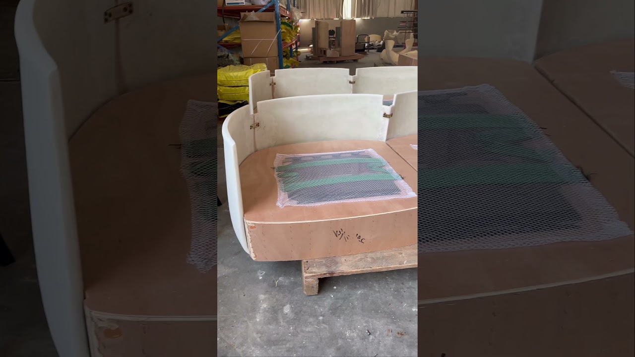 Curved Sofa Frame: “Bend” Softness with Logs