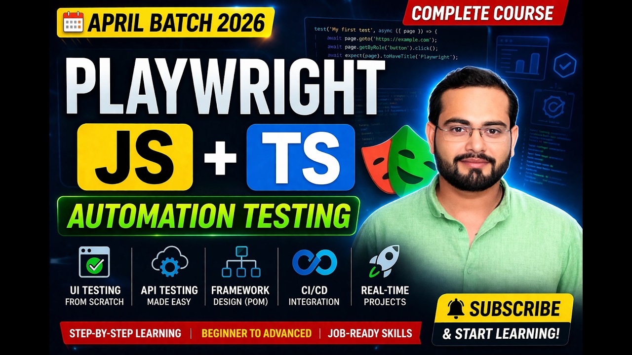 🚀 Playwright Tutorial #1 | Installation & Setup | Playwright with AI | Beginner Guide (JS/TS)