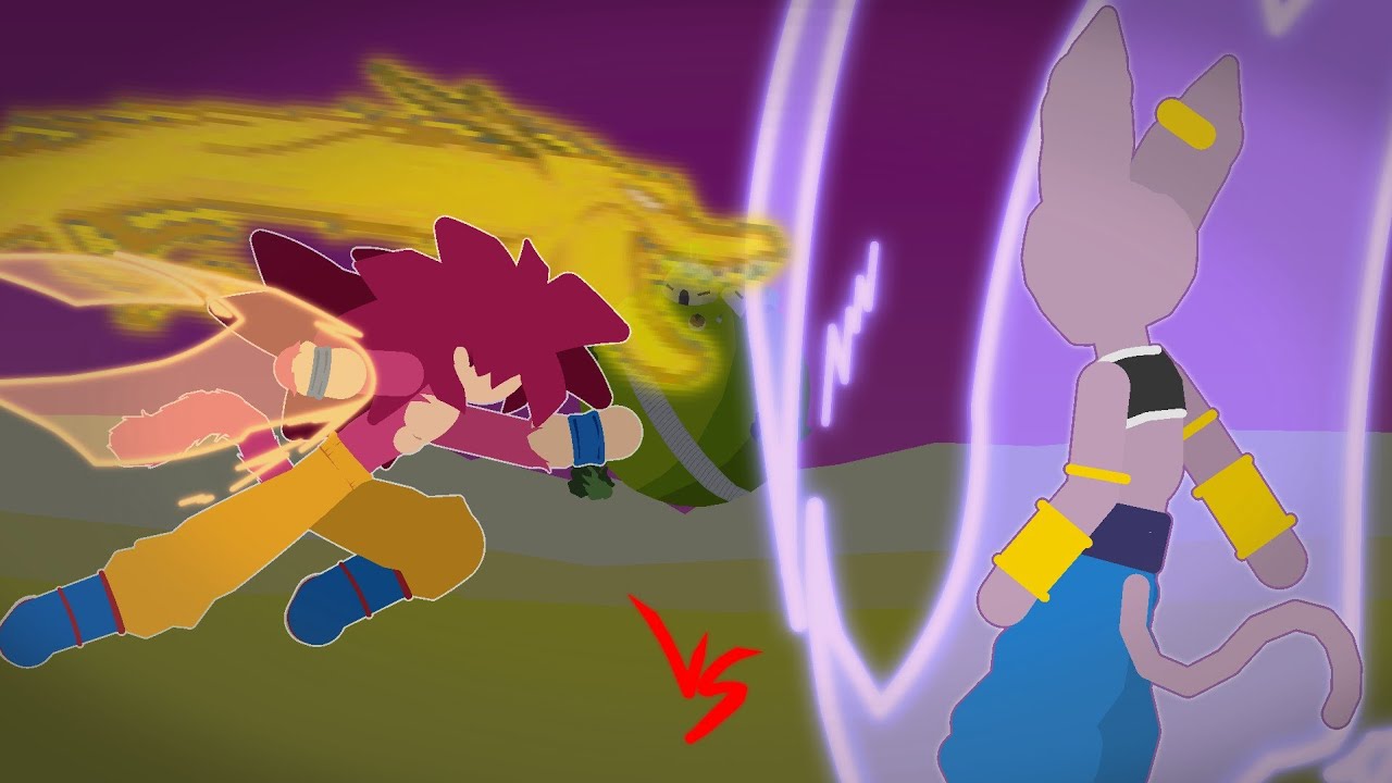 Goku Ssj4-Daima Vs Beerus (Dragon ball Super Daima) || SN Animation 