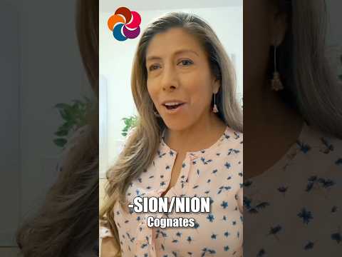 -sion -nion Spanish cognates #shorts