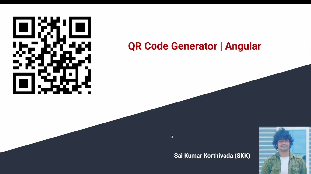 QR code generator | angularx-qrcode | Angular