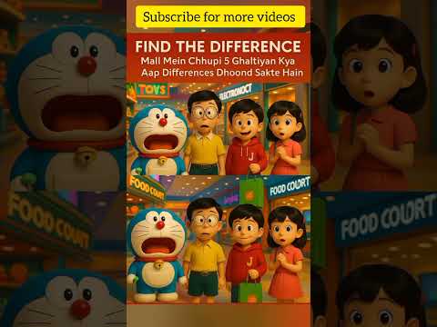can you spot the difference 😁😉 #shorts #shortsfeed #viralshorts #doraemon