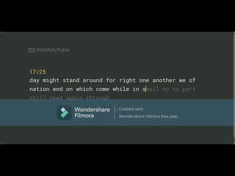 Trying To Get To 100 WPM In MONKEY TYPE!!!