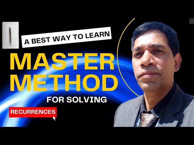 Understanding the Master Method for Solving Recurrences | Galaxy.ai | Galaxy.ai