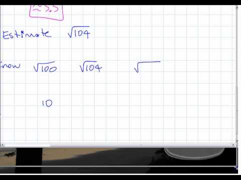 Ma8 3.3 Estimating Square Roots