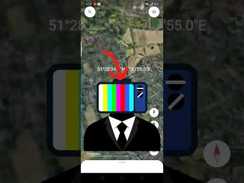 i found tv man on Google maps and Google earth app π±