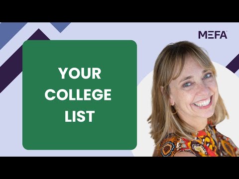 Your College List