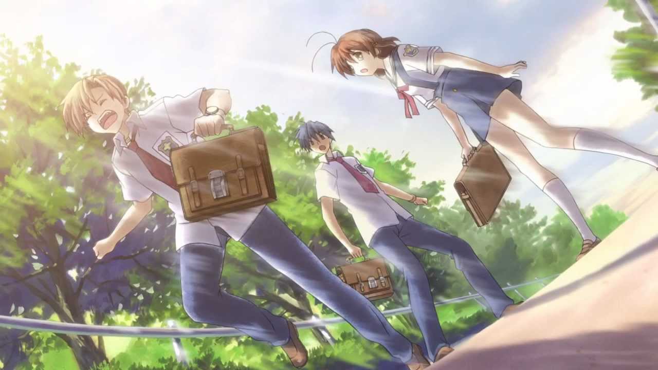 Nagisa thinks Sunohara is gay for Tomoya [1080p]