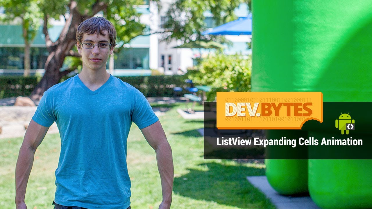 DevBytes: ListView Expanding Cells Animation