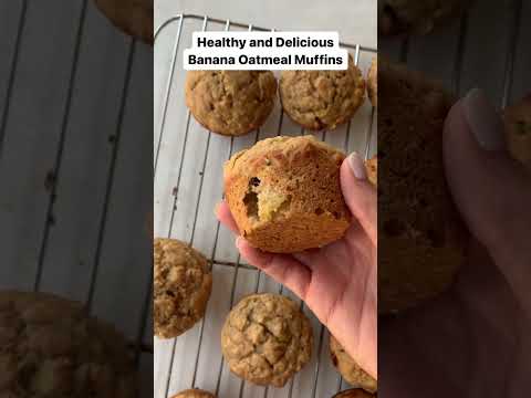 Banana Oatmeal Muffins